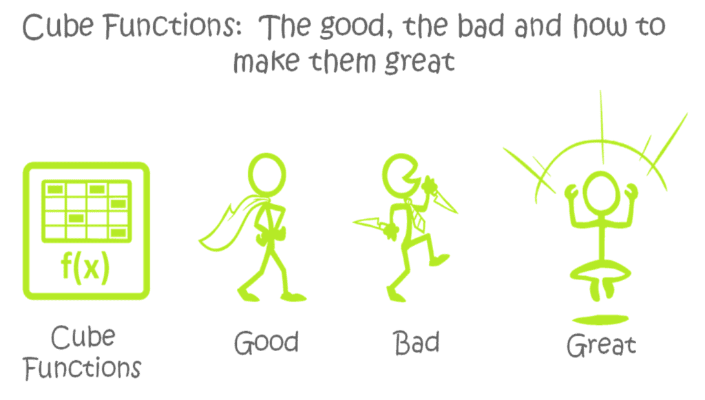 Cube Functions in Excel and Power BI Made Great