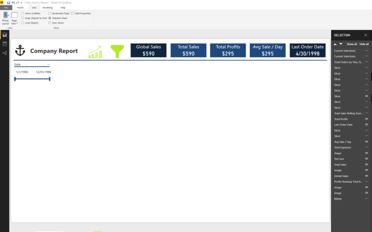 Connect One Slicer to All Report Pages in Power BI