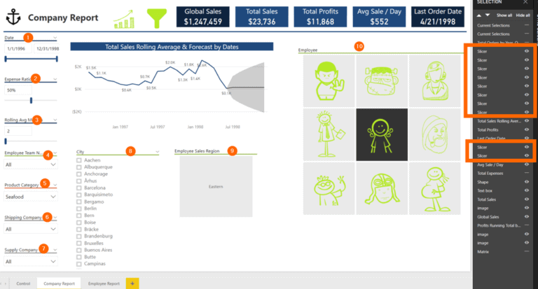 Connect One Slicer to All Report Pages in Power BI