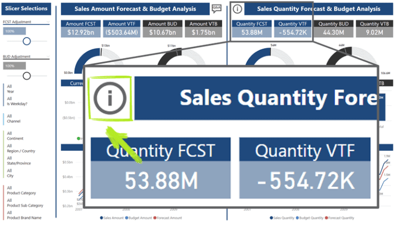 Create Pop-Up Windows with Bookmark Buttons in Power BI