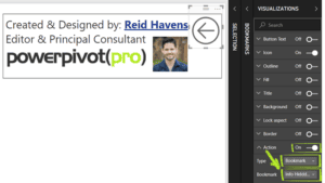 Create Pop-Up Windows with Bookmark Buttons in Power BI