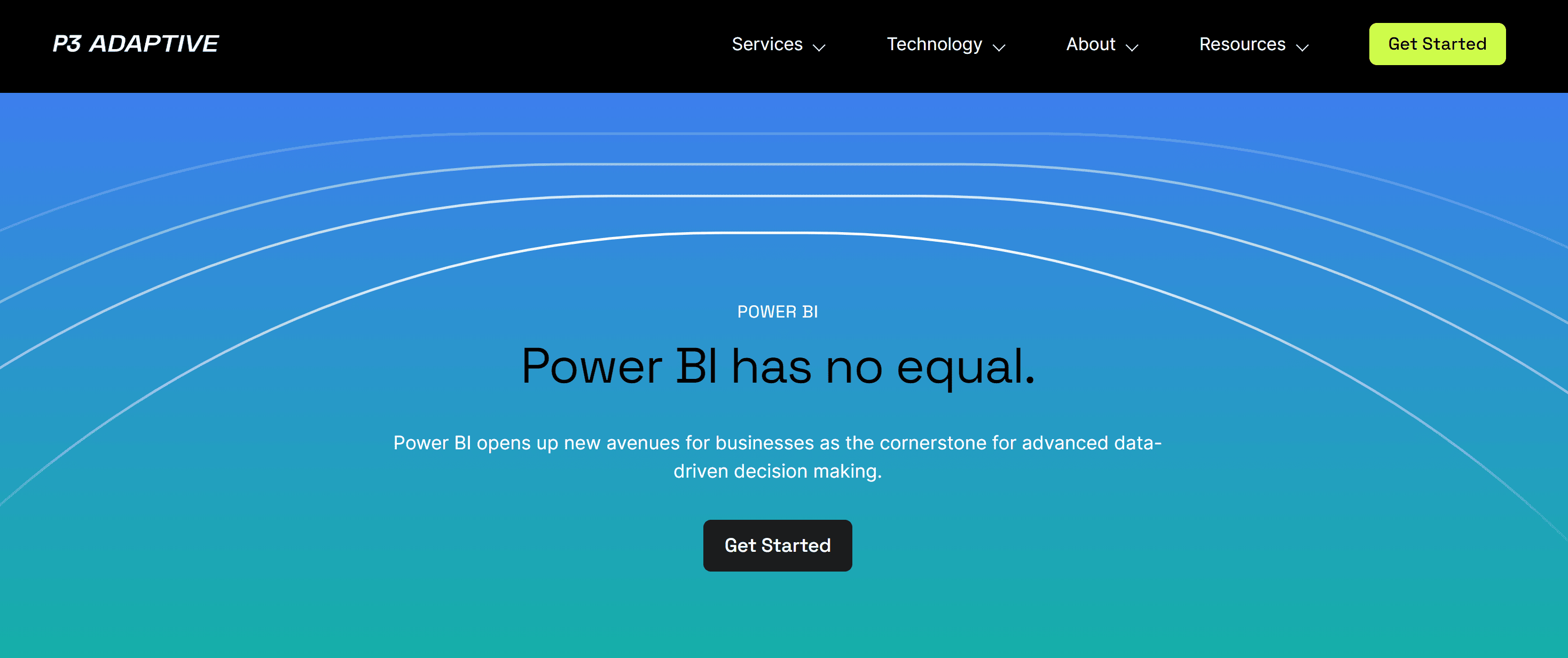 PowerBi Technology - P3 Adaptive